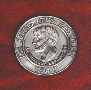 Scholastic Excellence Mathematics Medallion